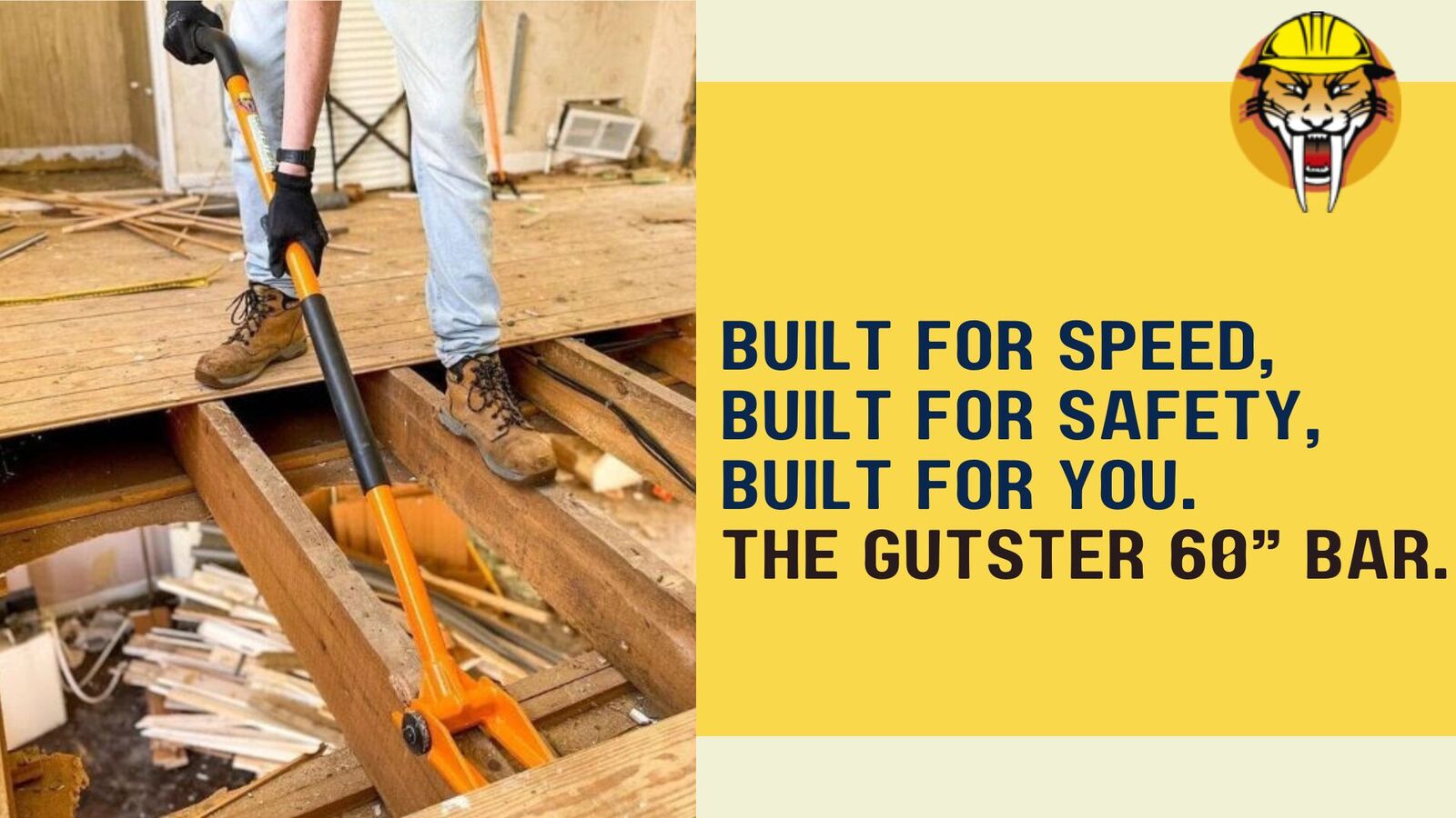 Gutster 60” Bar – Built for Speed, Safety and Power | Gutster Tools